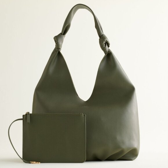 Elizabeth and James | Bags | Elizabeth James Knotted Vegan Leather Soft ...